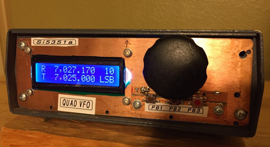 An Arduino Si5351a Quadrature Vfo Controller Wa5bducom